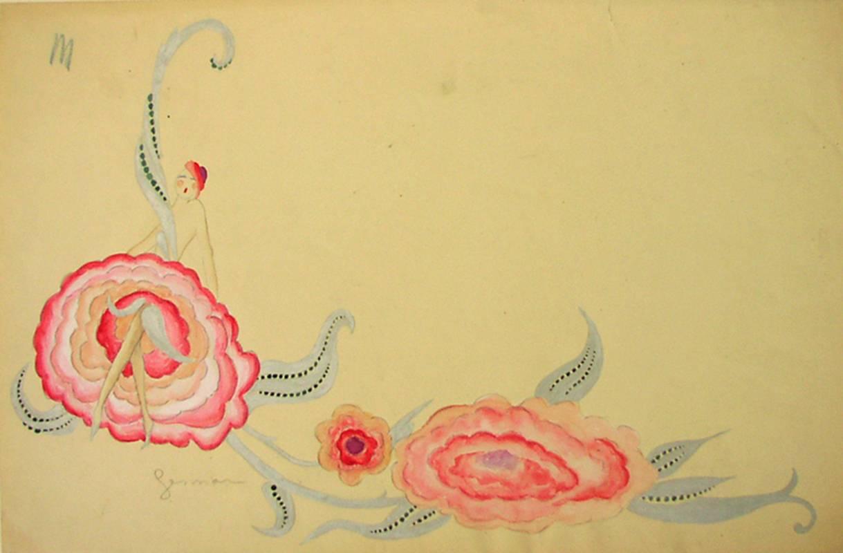 Charles Gesmar - Theater Design For Mistinguette For Sale at 1stDibs ...