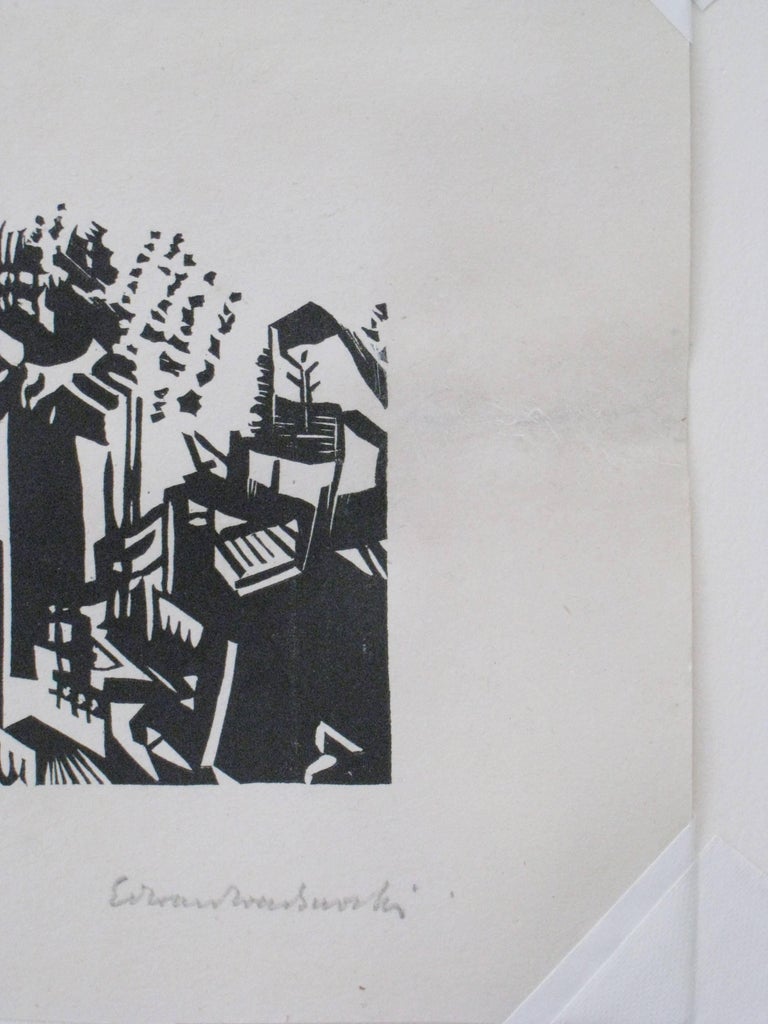 Edward Wadsworth - Scene for a Fairy Tale For Sale at 1stDibs