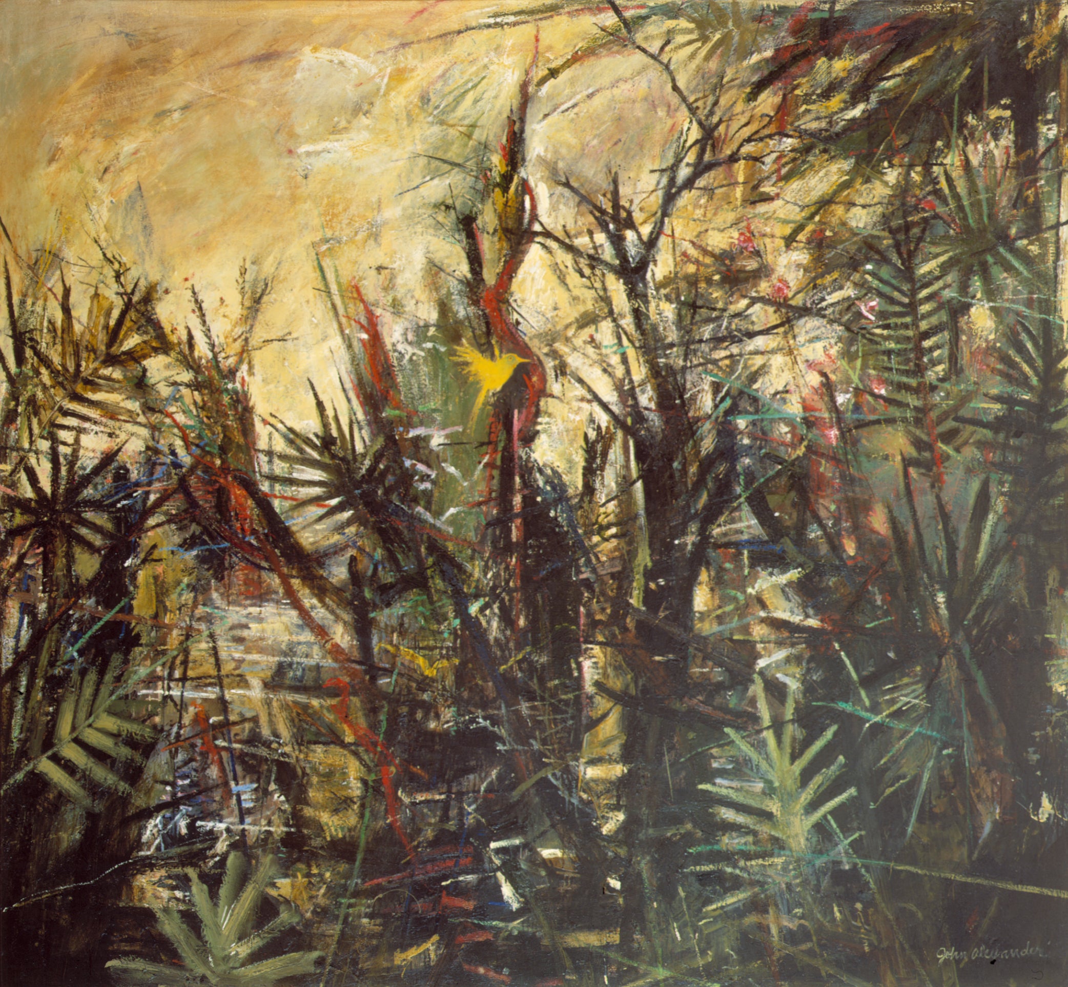 John Alexander - John Alexander, My Oriental Period, 1991, painting ...