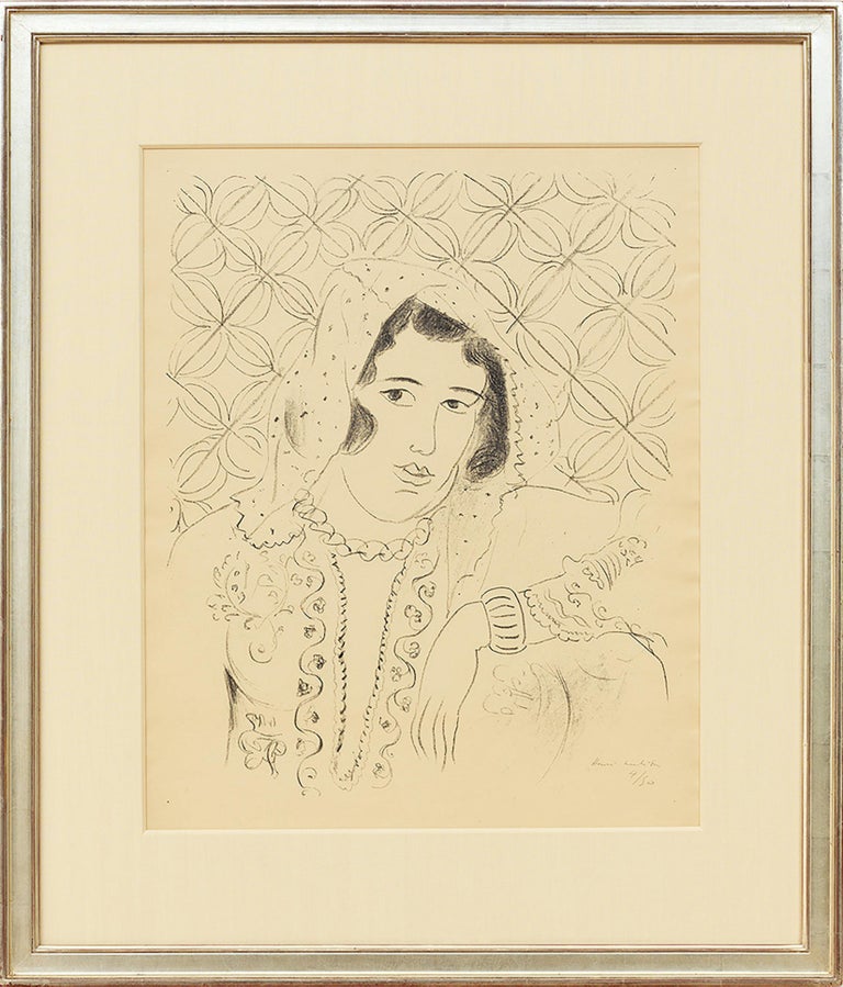 Henri Matisse - Figure devant tapa africain For Sale at 1stDibs