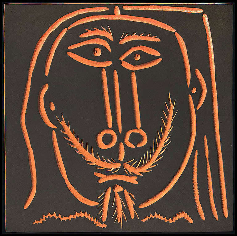 Pablo Picasso - Man's Head For Sale at 1stDibs