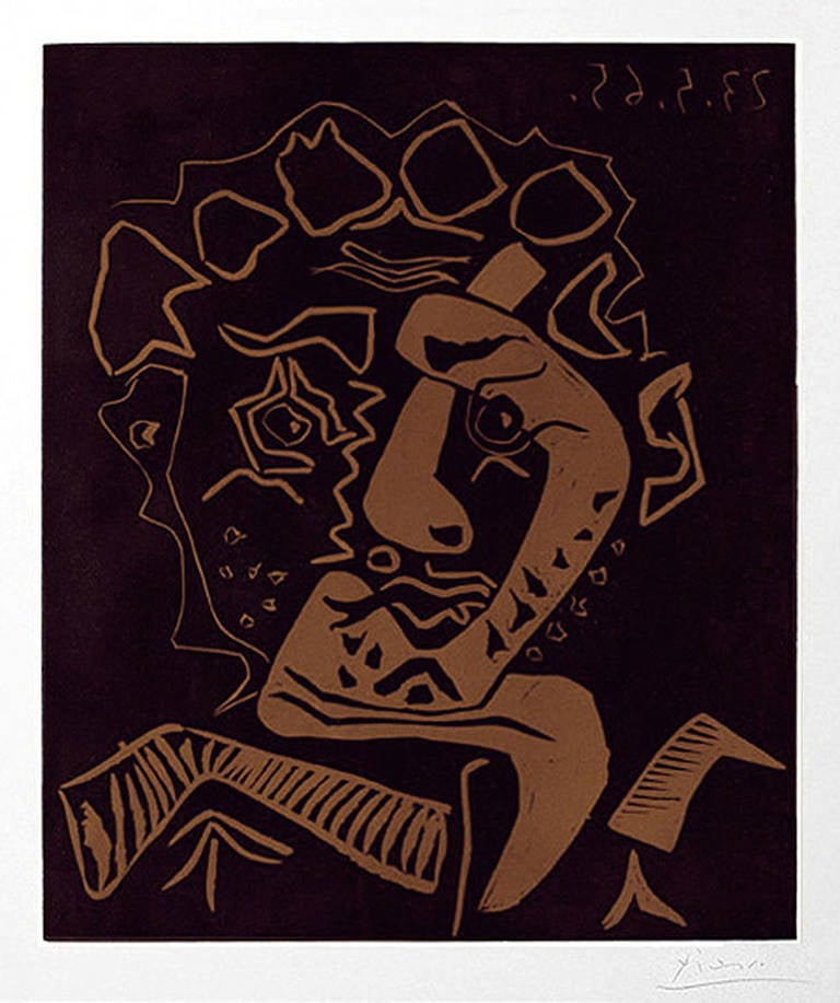 Pablo Picasso - Head of an Actor For Sale at 1stDibs