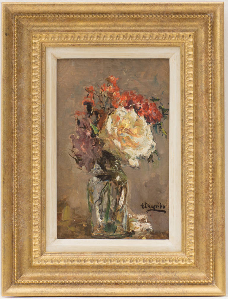 Louis-Édouard Garrido - Still Life of Flowers For Sale at 1stDibs