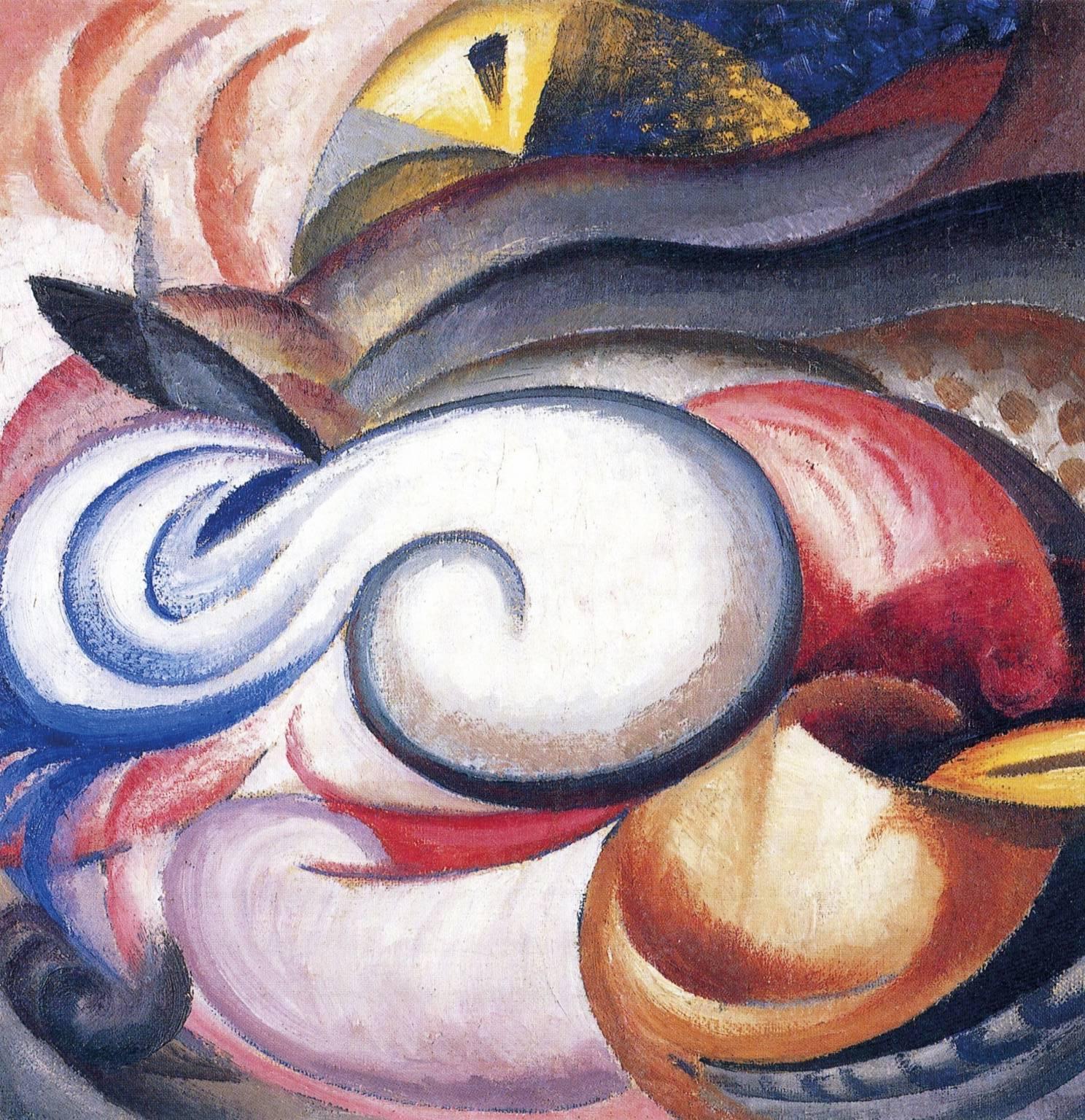 Alexander Bogomazov - Landscape, Caucasus (undulating composition) For ...
