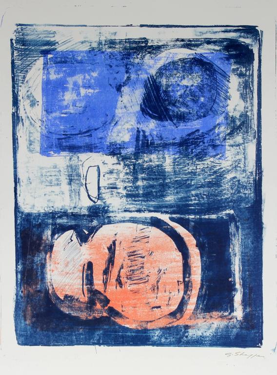 Gary Lee Shaffer - Large Abstract Lithograph at 1stDibs