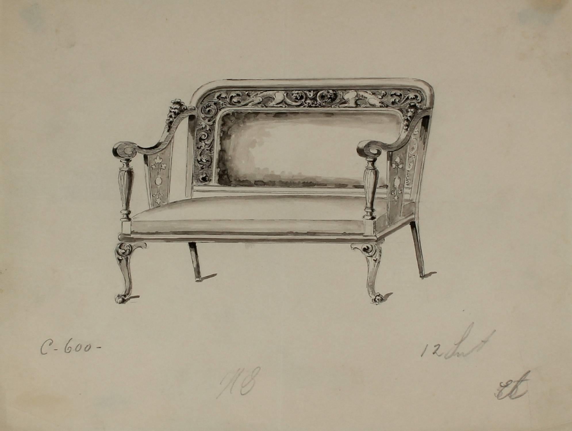 Harold A. Edmondson - "Trim Mouldings, Louis XV" Architectural Detail ...