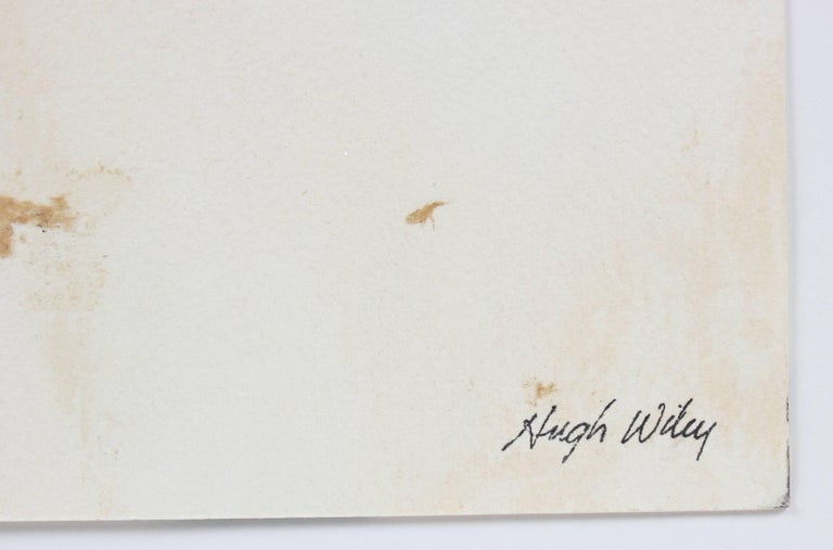 Hugh Wiley - Minimal Abstract in Watercolor, Late 20th Century For Sale ...