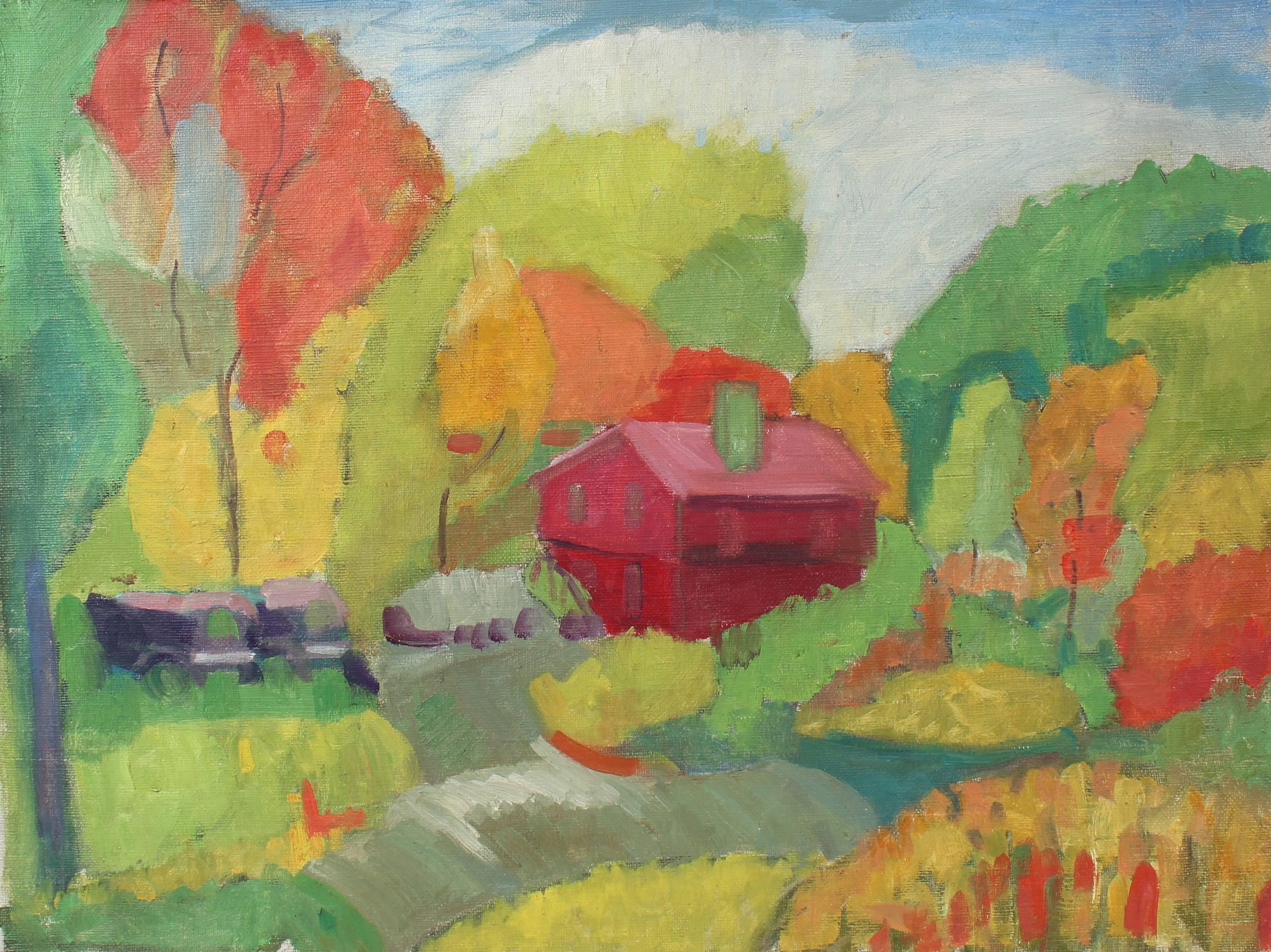 Charles Field - Original Landscape Oil Painting by Charles Field at 1stDibs