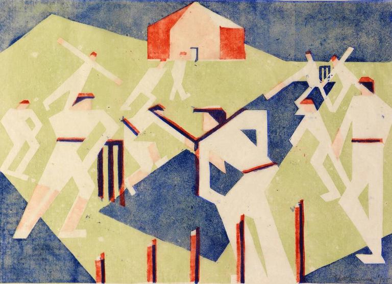 Edith Lawrence - The Cricket Match For Sale at 1stDibs
