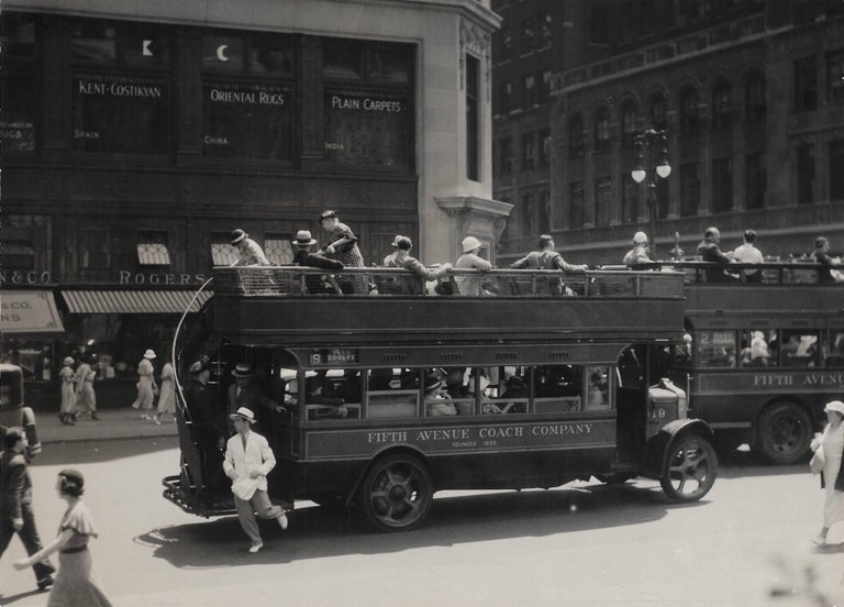 Berenice Abbott, 1898-1991 - Fifth Avenue Coach Company For Sale at 1stDibs