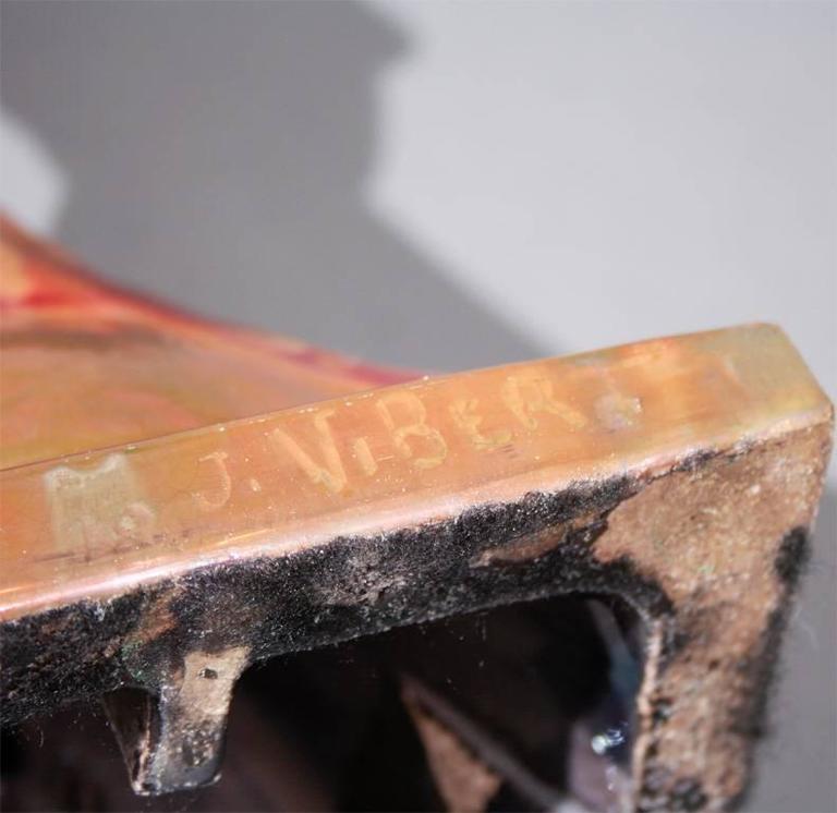 James Vibert - French Art Nouveau Period Ceramic Vessel by Massier ...