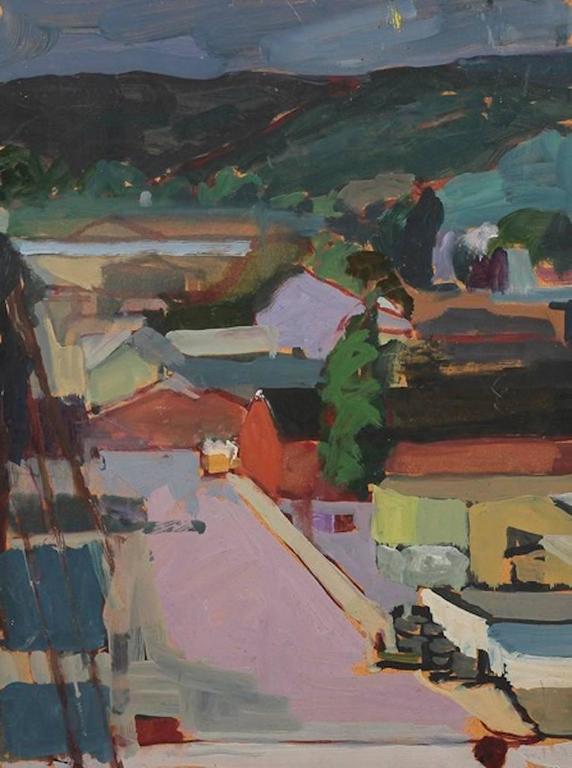 Terry St. John - View from Holy Cross Church, Santa Cruz I For Sale at ...