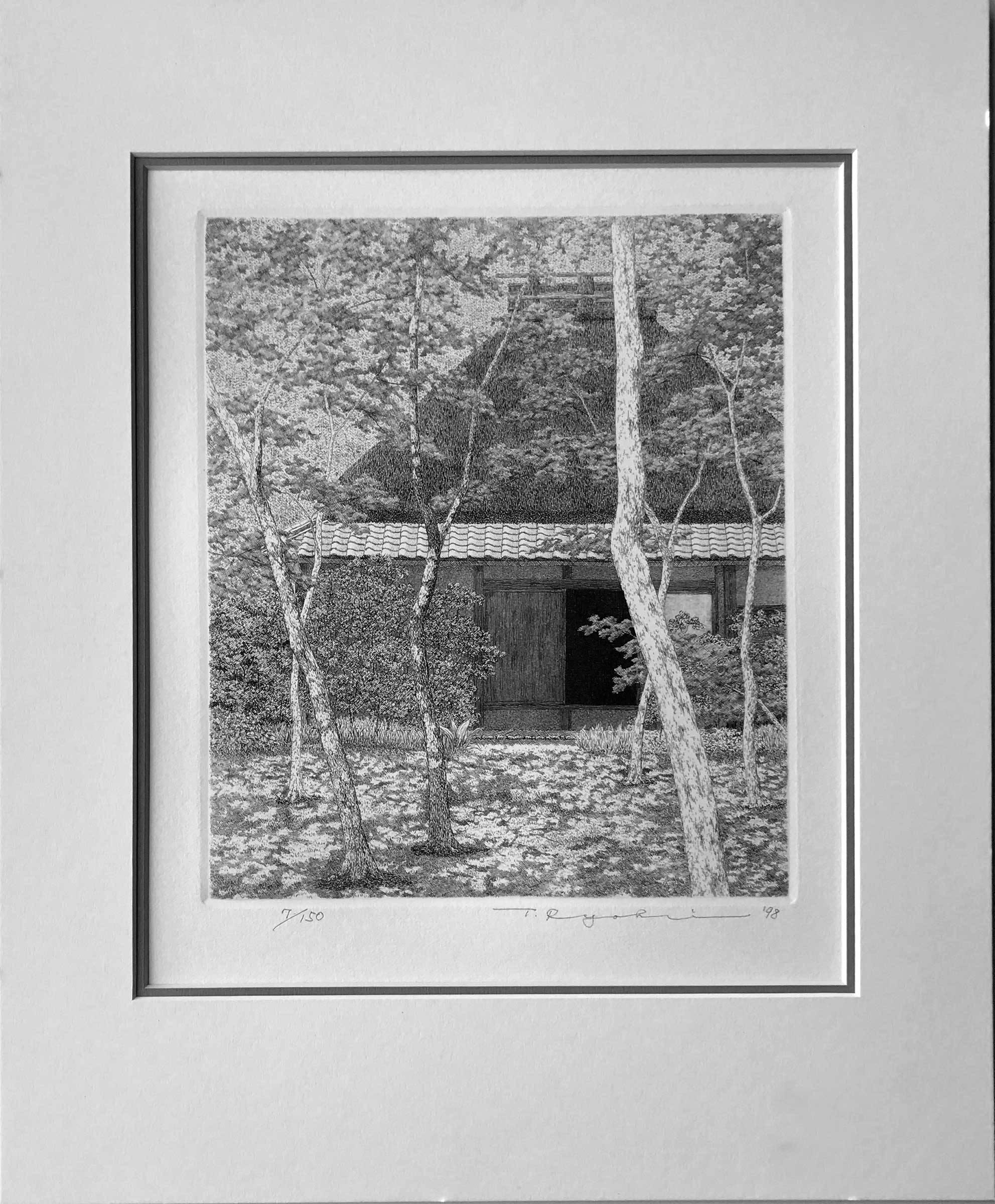 Ryohei Tanaka - Kyoto Temple at 1stDibs | ryohei tanaka prints for sale ...