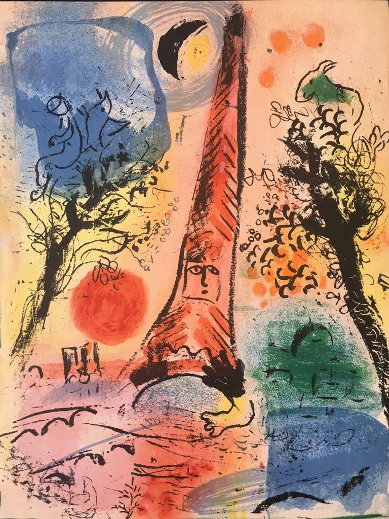 Marc Chagall - Vision of Paris at 1stDibs