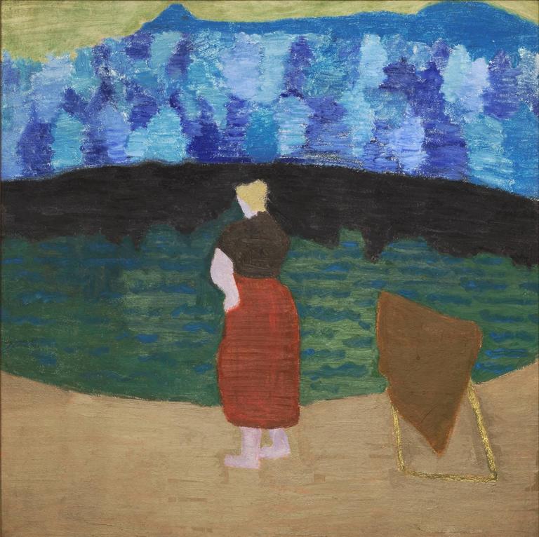 Sally Michel-Avery - Woman by the Lake at 1stDibs