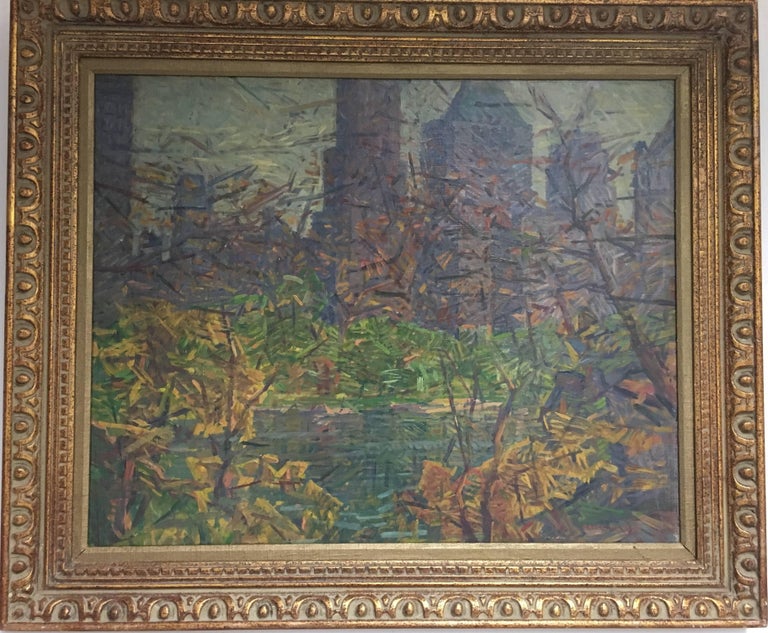 Bruce Nelson - New York Skyline from Central Park For Sale at 1stDibs