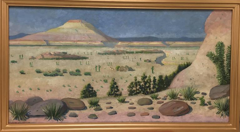 Edwin Willard Deming - Desert Landscape, Painting For Sale at 1stdibs