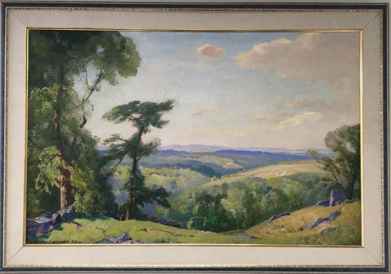 Frederick Williams - Western Mountain Scene For Sale at 1stDibs