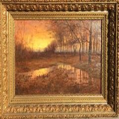 Arthur Beckwith - Opening Through the Trees, Painting For Sale at 1stdibs