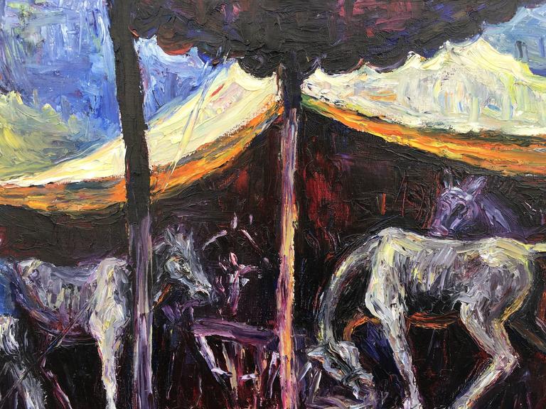 Ben Messick - Feeding Time at the Circus For Sale at 1stDibs | ben ...