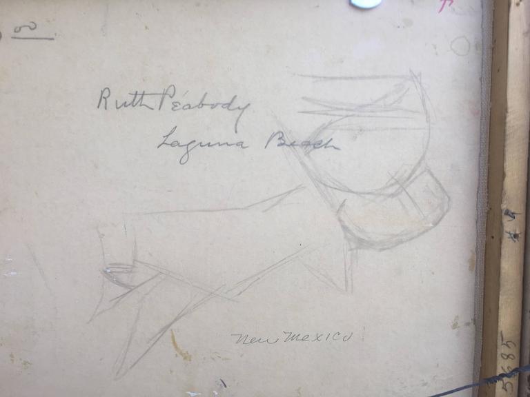 Ruth Peabody - Sun Drenched Pueblo in Taos For Sale at 1stDibs