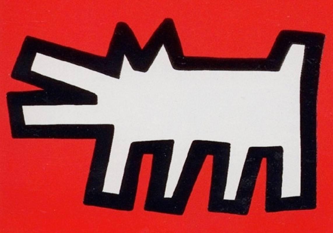 Keith Haring - Red Dog For Sale at 1stDibs