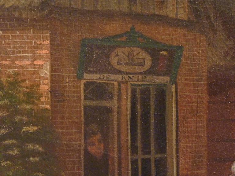 Joseph August Knip - Large Triptych of a country scenery, 3 ...