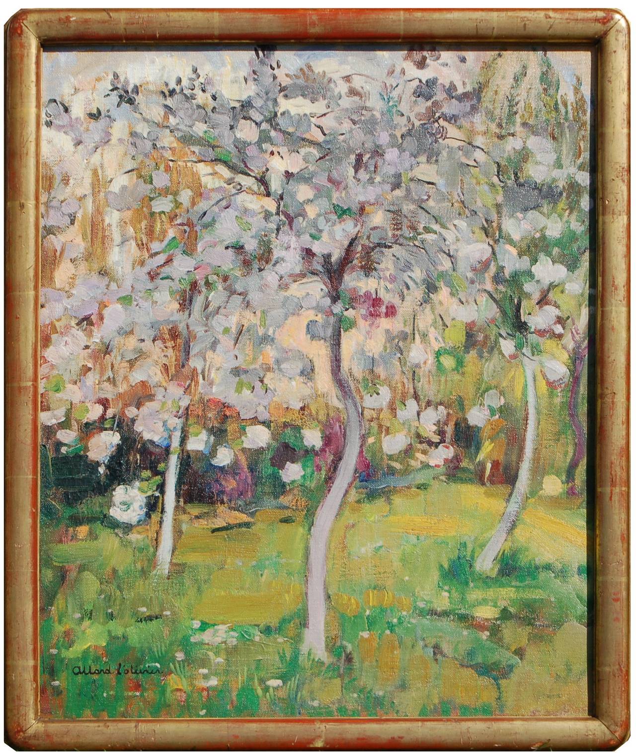Fernand Allard L'Olivier - Springtime Orchard For Sale at 1stDibs