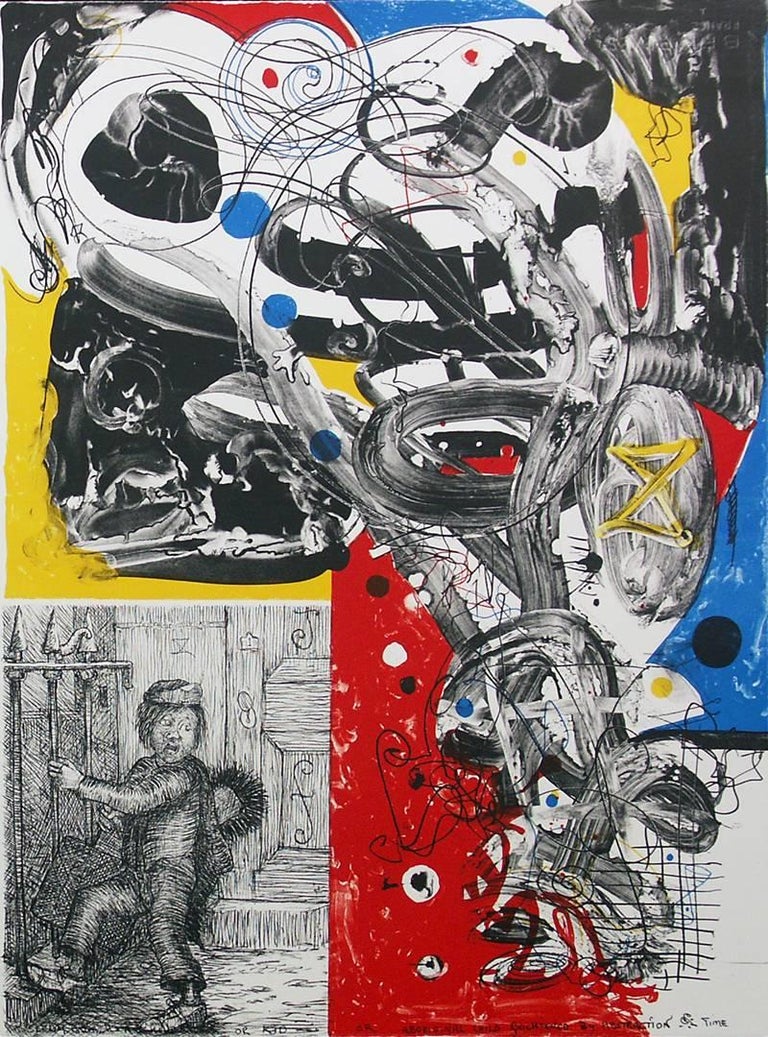 William T. Wiley - Aboriginal Child Frightened by Abstraction and Time ...