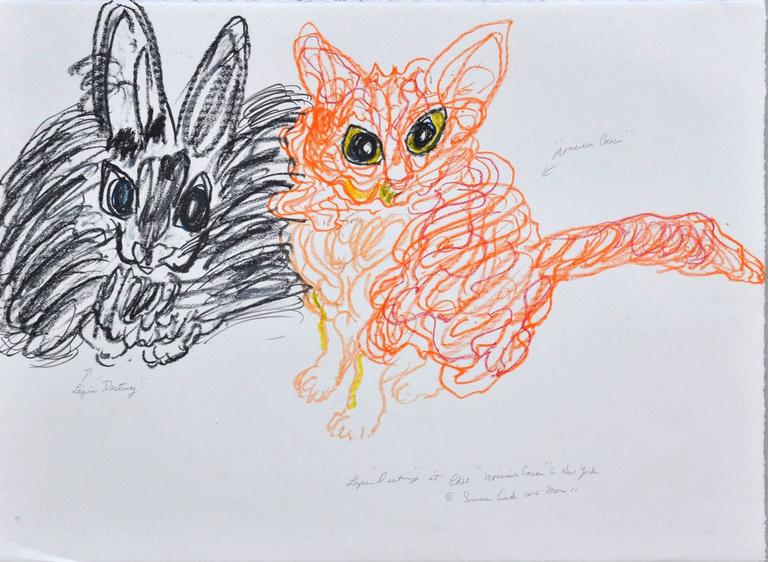 Simone Gad - Lapin Destiny et Monsieur Green For Sale at 1stDibs