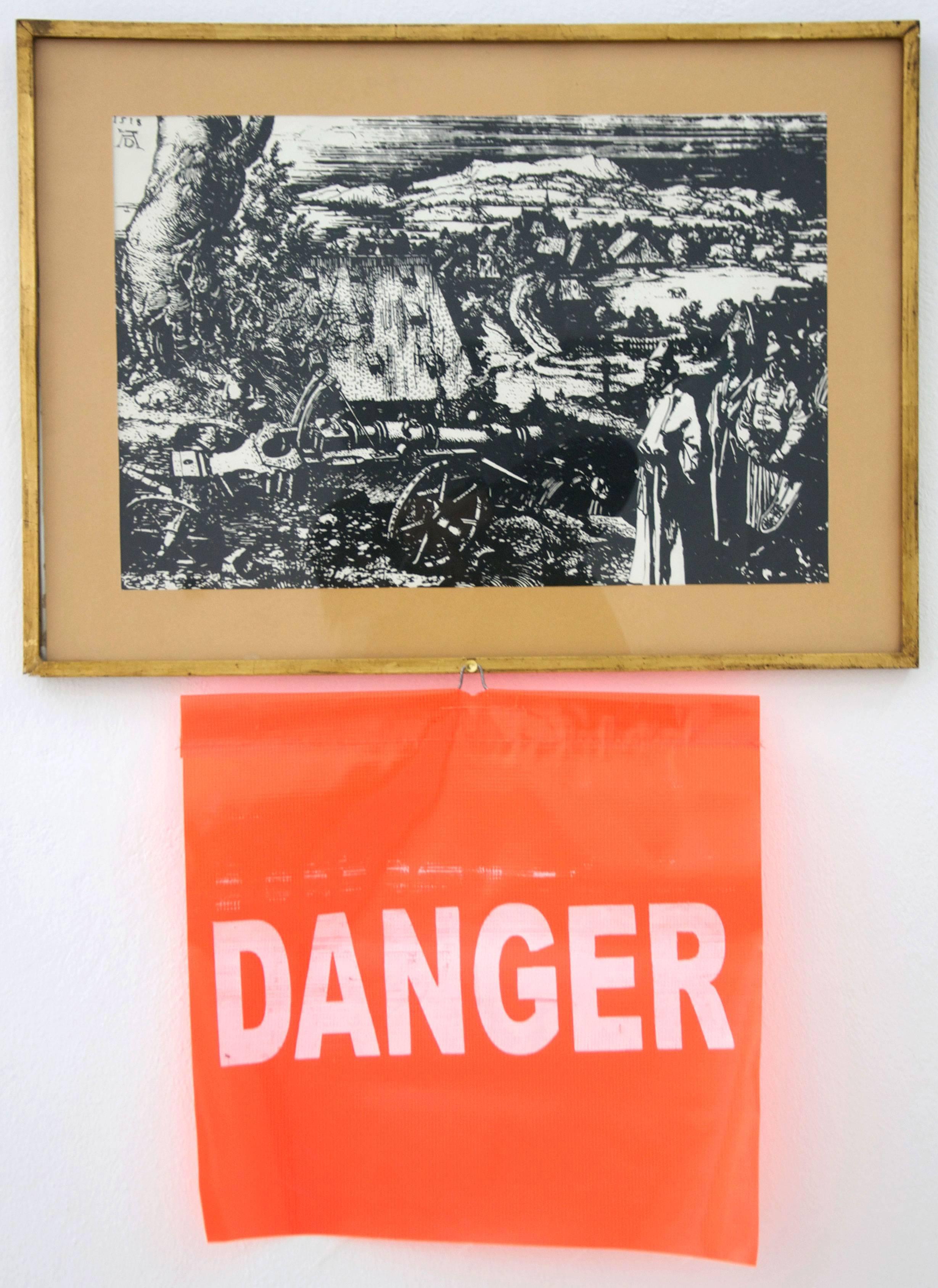 Lee Wells - Danger with Albrecht Durer's, Landscape with Cannon at 1stDibs