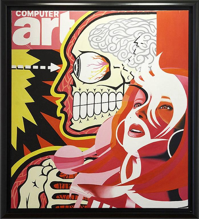 Erró - Computer Art, Painting For Sale at 1stdibs