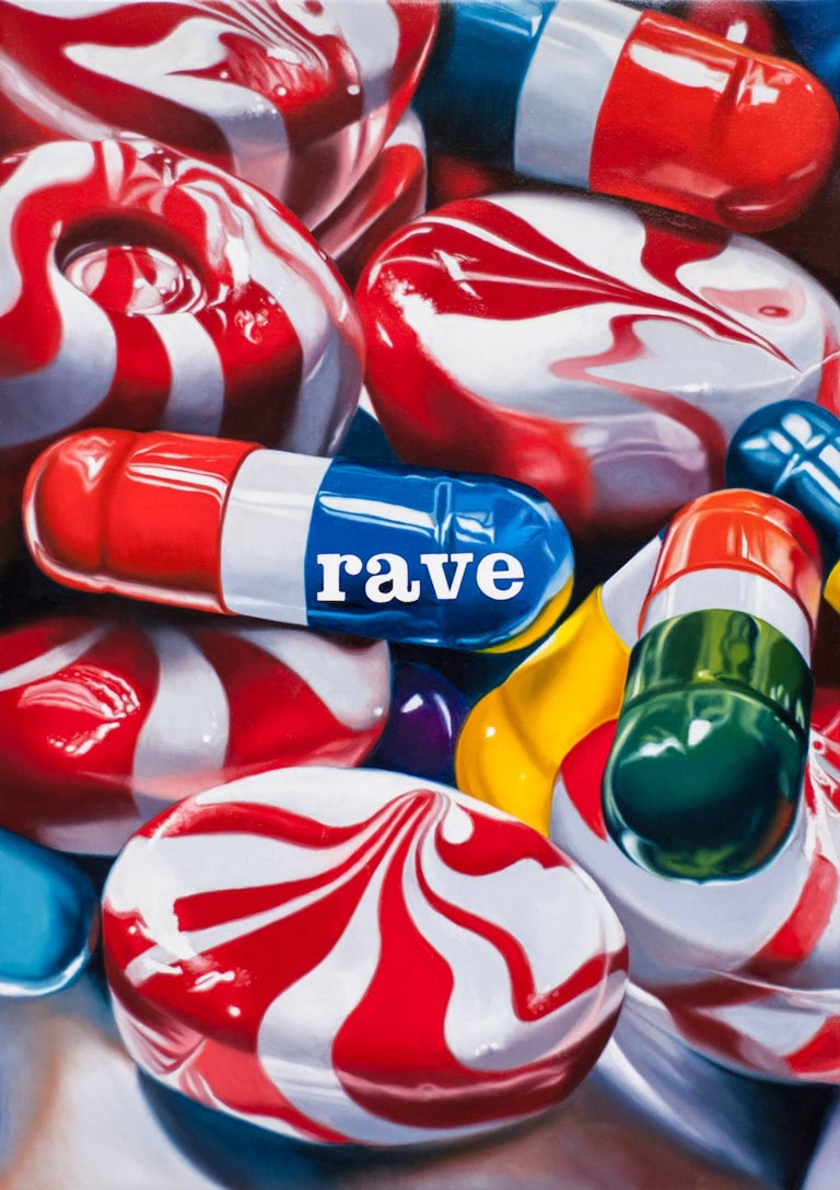 Philippe Huart - Fantasy factory #1, Painting For Sale at 1stdibs