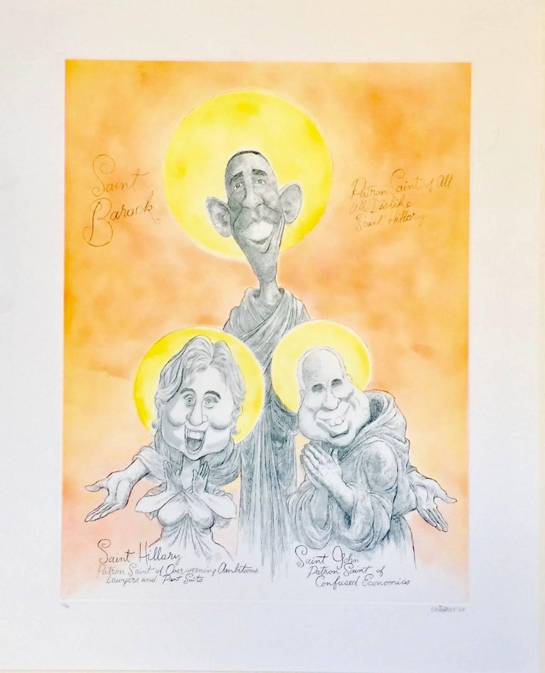 Pat Oliphant - Three Candidates at 1stDibs