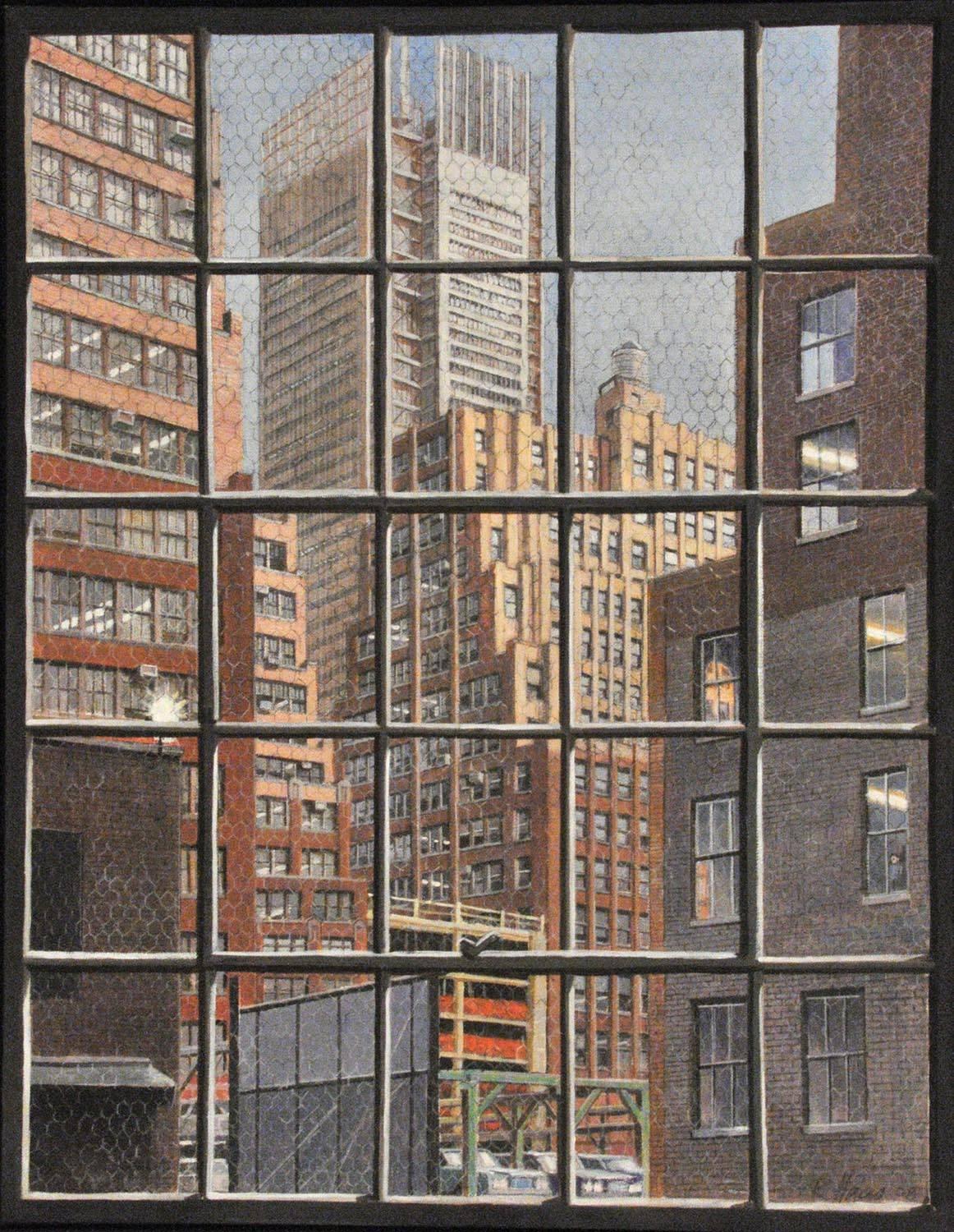 Richard Haas - Artist's Studio View Looking North. For Sale at 1stdibs