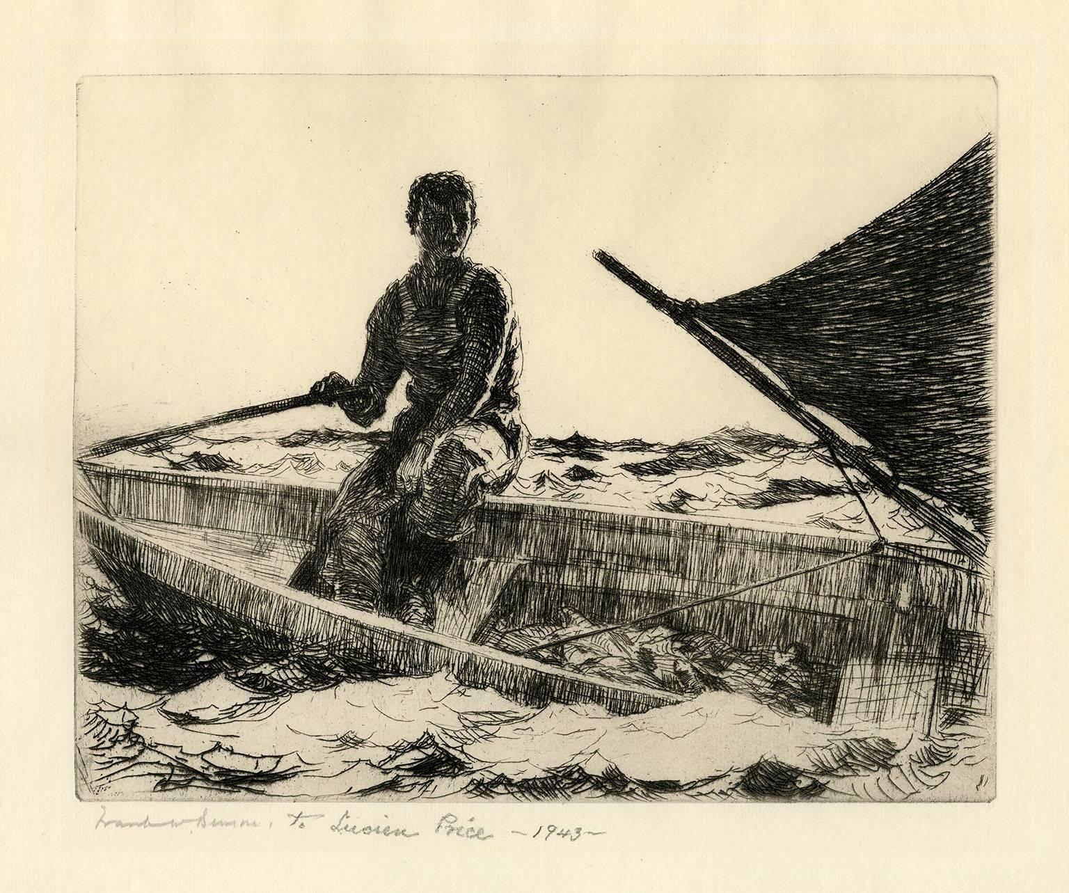 Frank Benson - Dory Fisherman. at 1stDibs