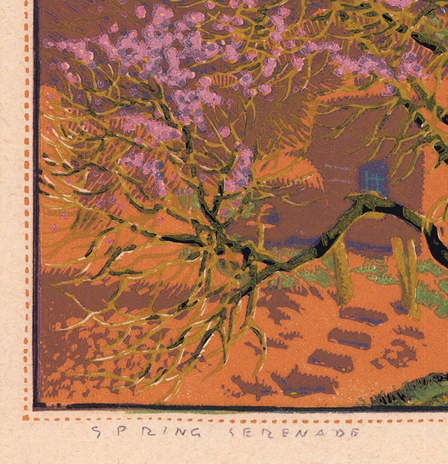 Gustave Baumann - Spring Serenade at 1stDibs | baumann spring, gustave ...