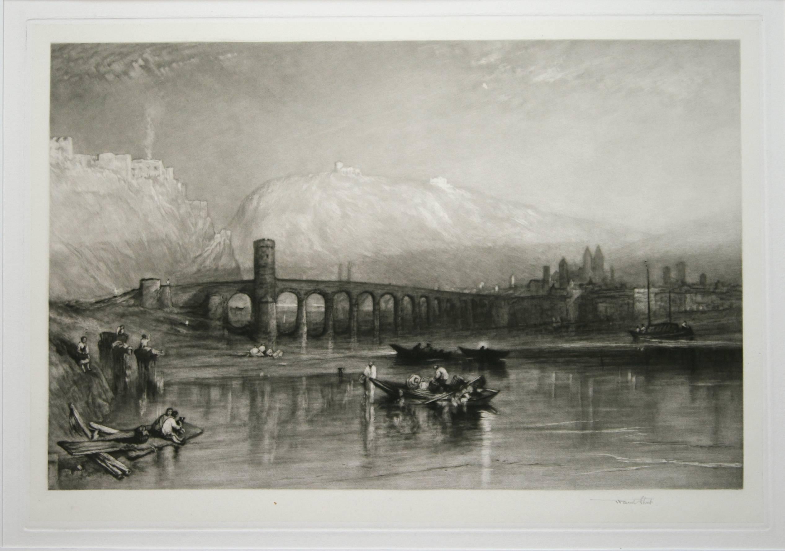 Sir Frank Short - Ehrenbreitstein to Coblenz, No. 2 For Sale at 1stDibs