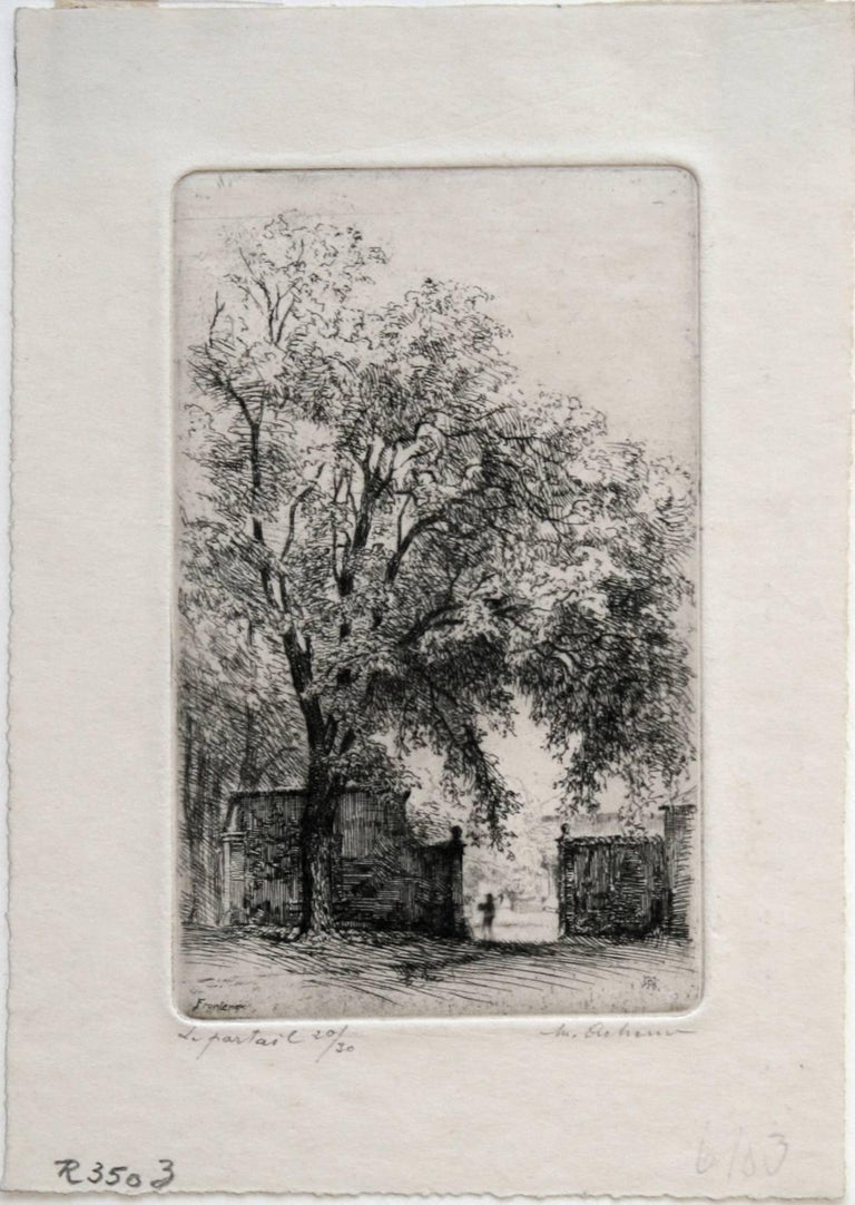 Maurice Victor Achener - Le Portail (The Gate. Frotenac) at 1stDibs