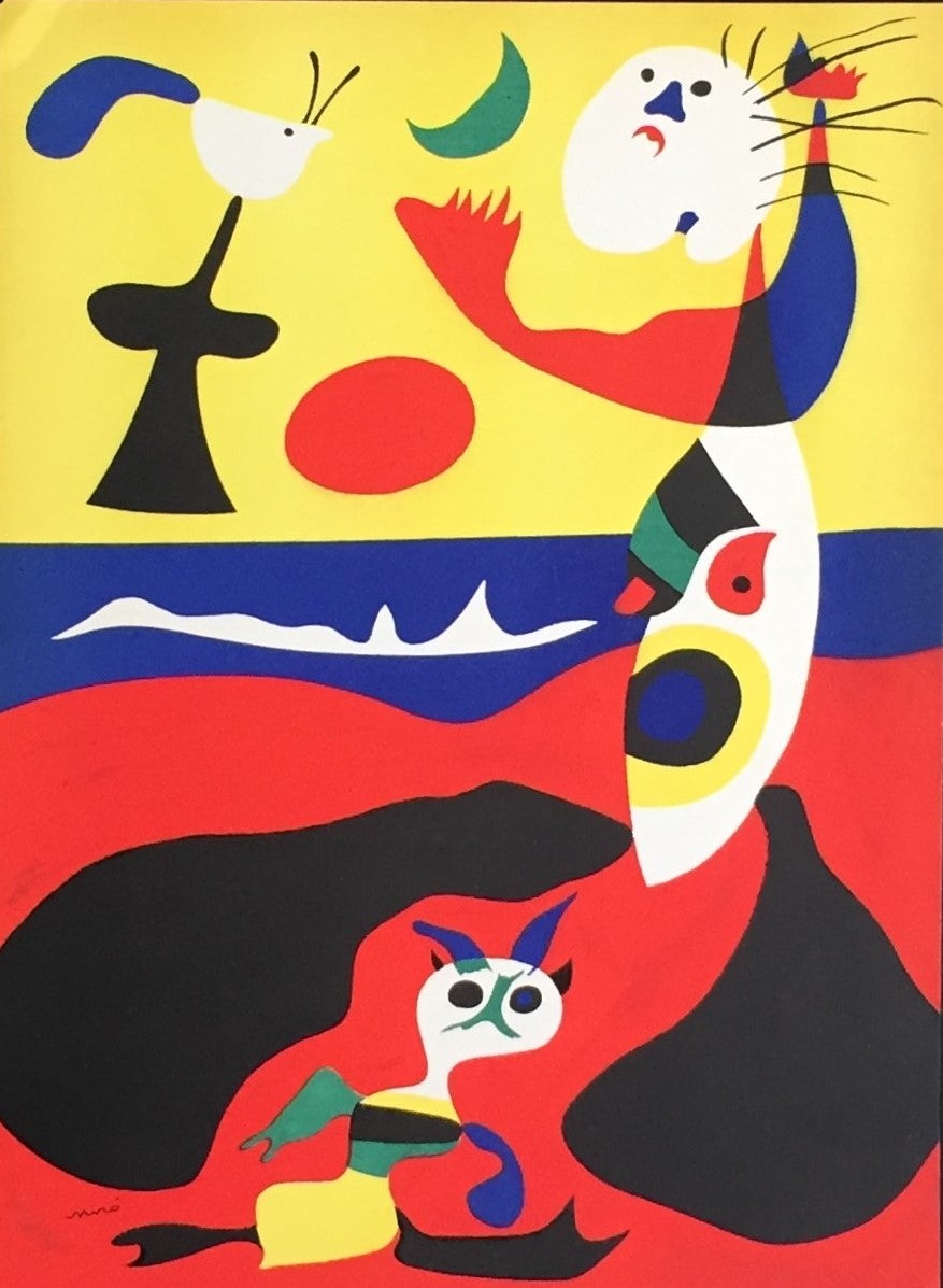 Joan Miró - Joan Miro Color Lithograph Hand Signed and Numbered ...