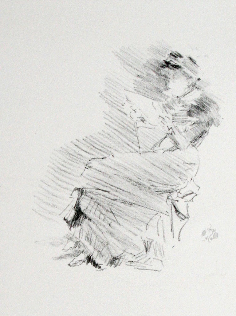 James Abbott McNeill Whistler - Reading. [Maude Franklin] at 1stDibs