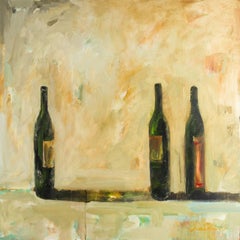 Alice Pritchard - Single Peony, Painting at 1stdibs