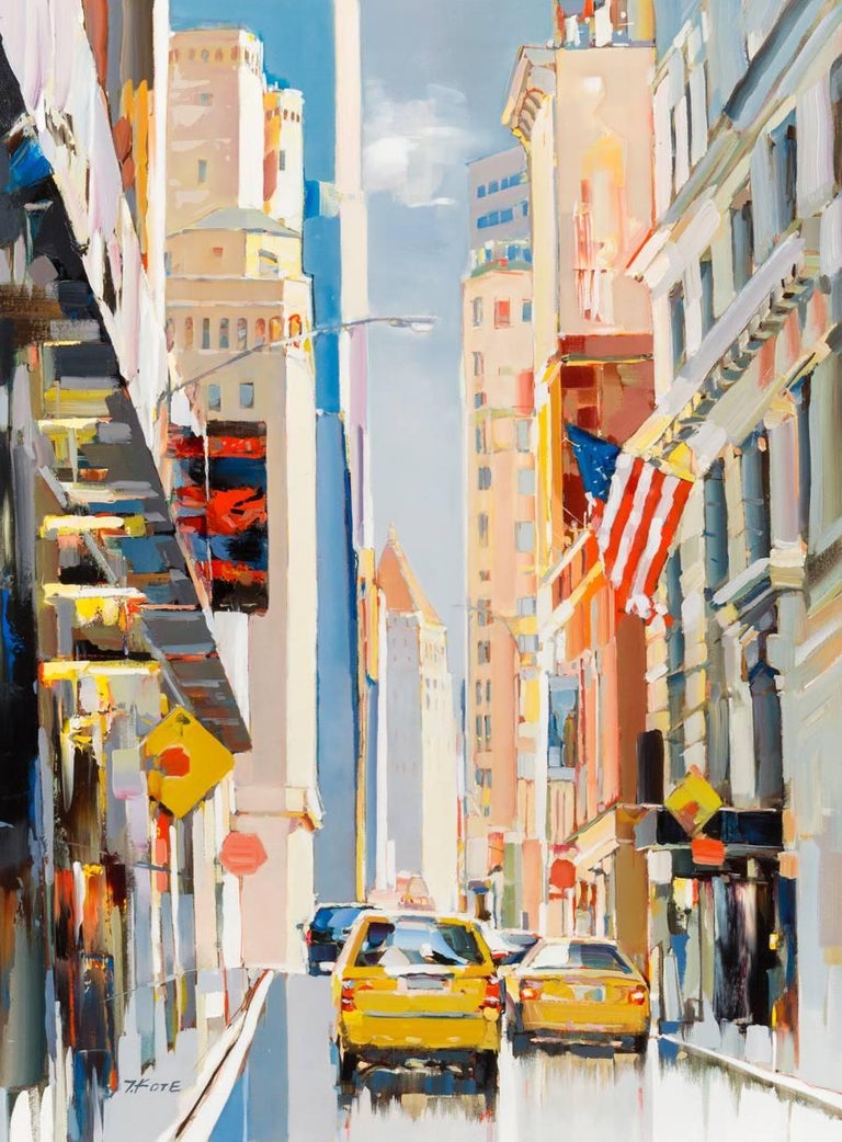 Josef Kote - The Light of This City, Painting For Sale at 1stdibs