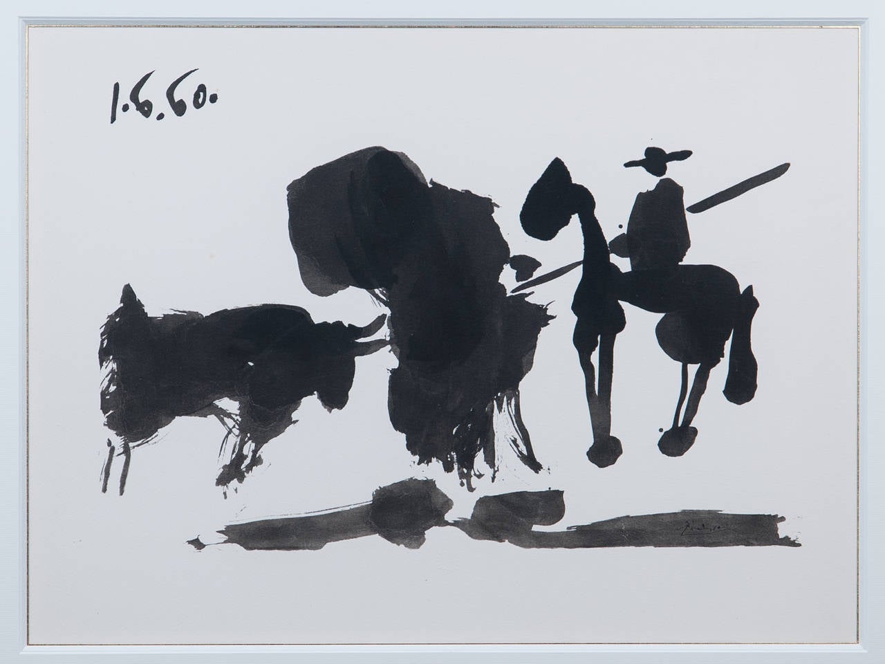 Pablo Picasso - Bull fight For Sale at 1stDibs | picasso bullfight ...