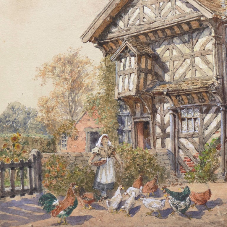 Edward Salomons - 'Little Moreton Hall, Cheshire, England', Tudor ...