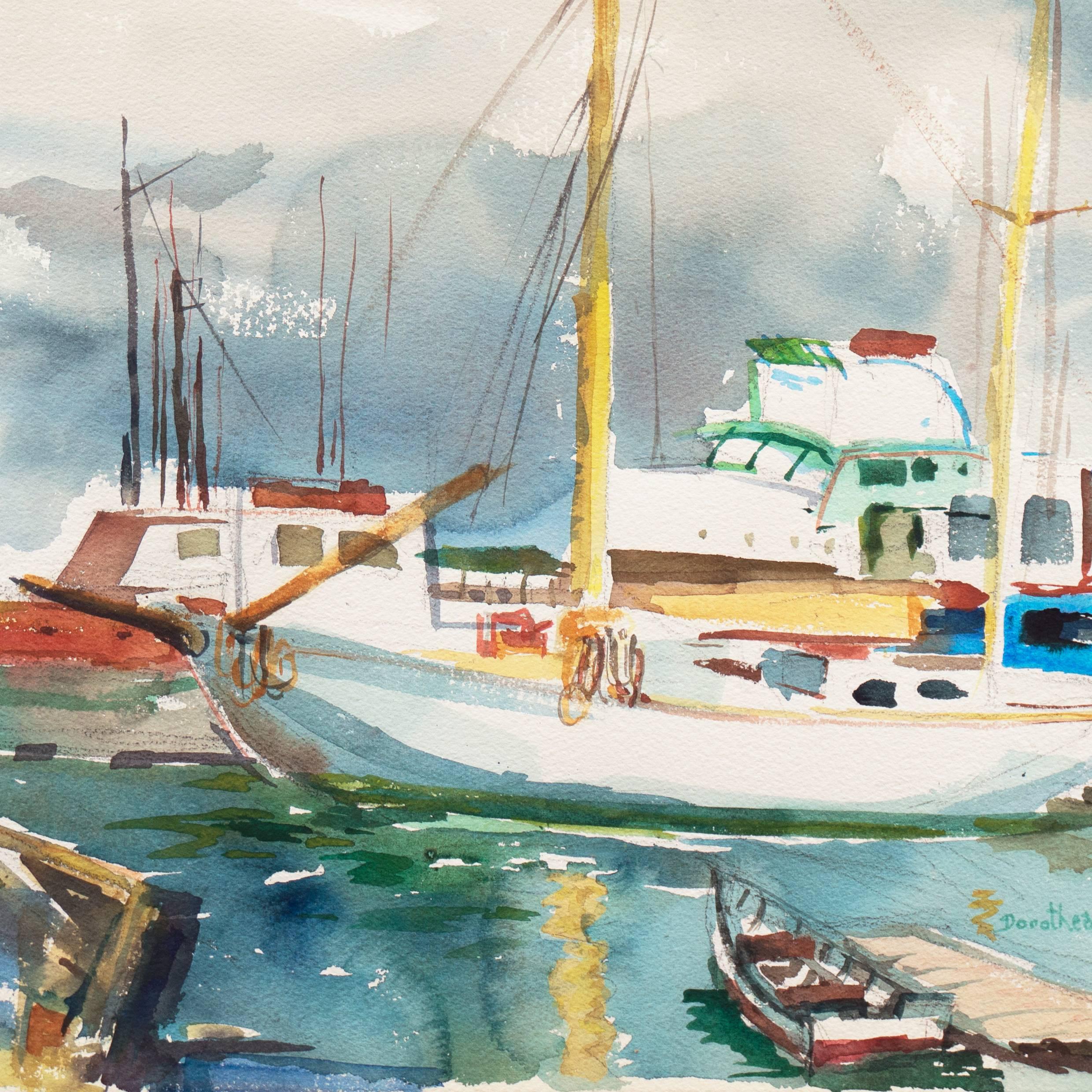 Dorothea McCoy - Peaceful Harbor at 1stDibs | mccoy painting