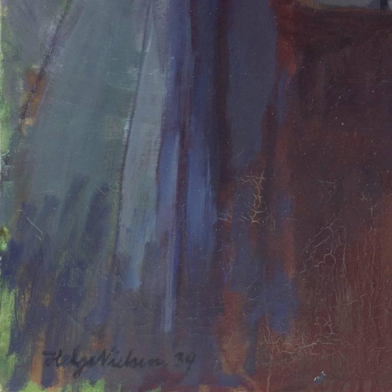 Helge Nielsen - ''Still Life of Wild Flowers'', Paris Modernist, Royal ...