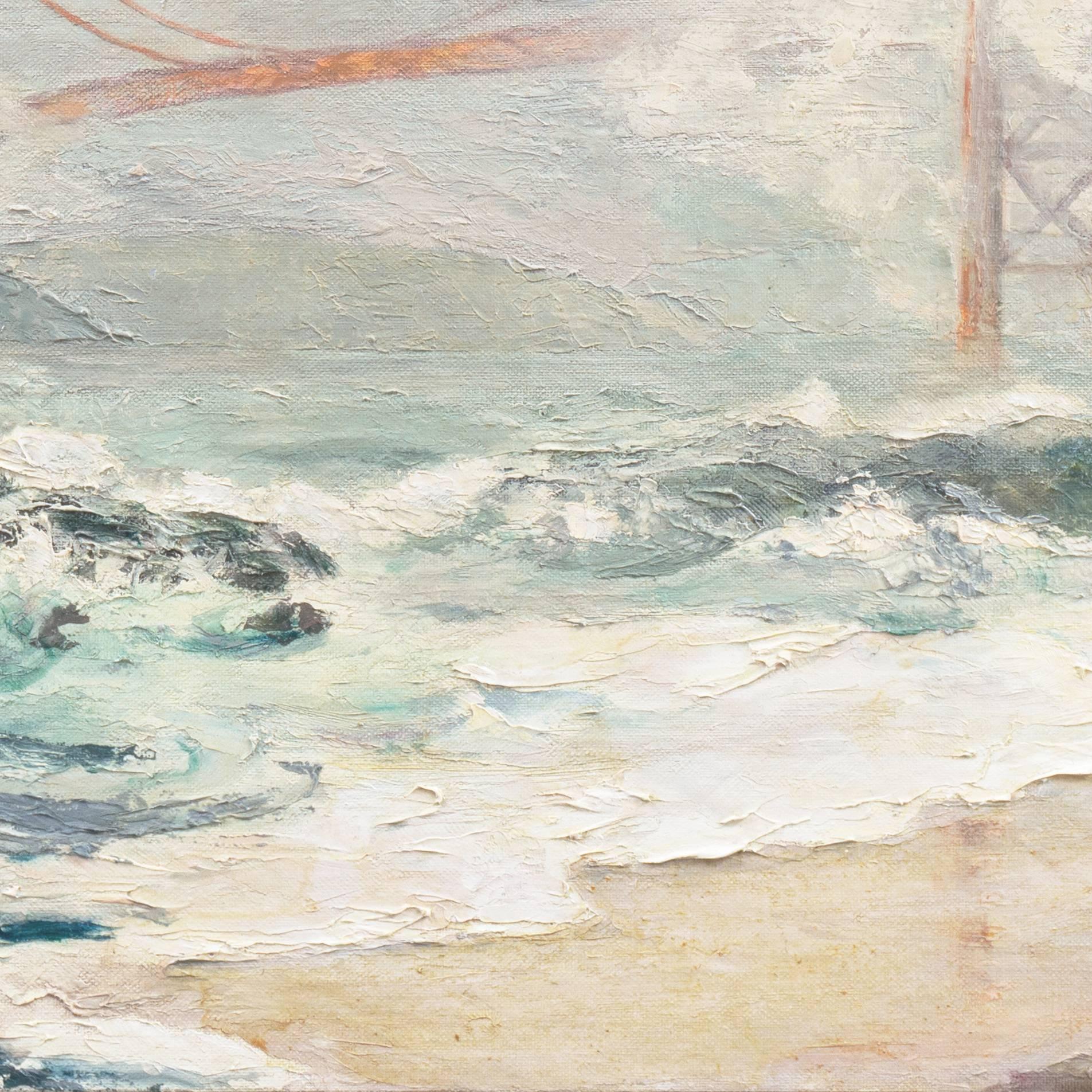 Claire Baldwin - Golden Gate Bridge, Misty Morning at 1stDibs