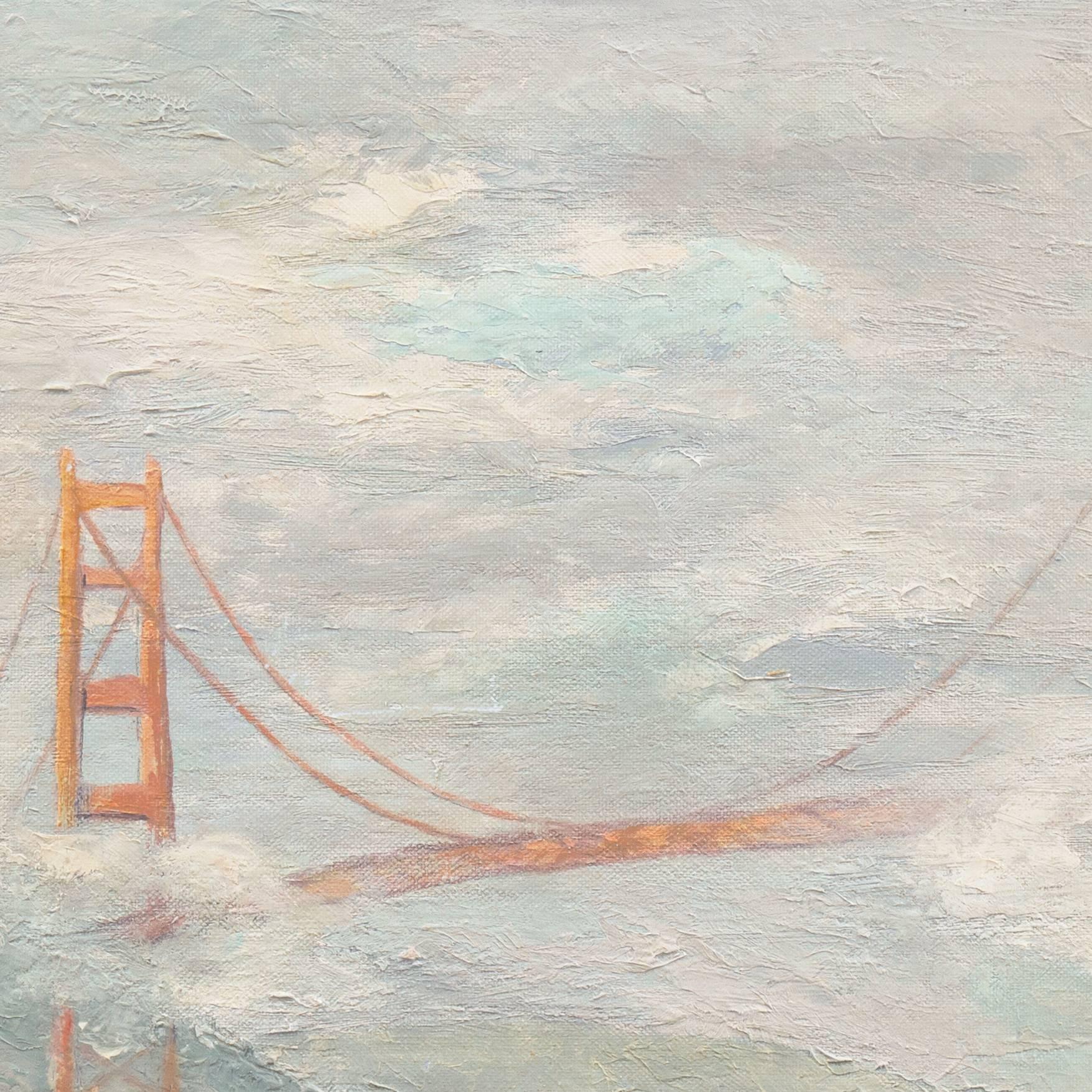 Claire Baldwin - Golden Gate Bridge, Misty Morning at 1stDibs