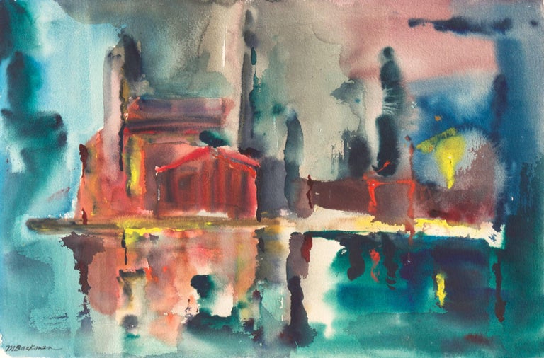 Muriel Backman - ''Fort Bragg Timber Mill'', Woman Artist, California ...